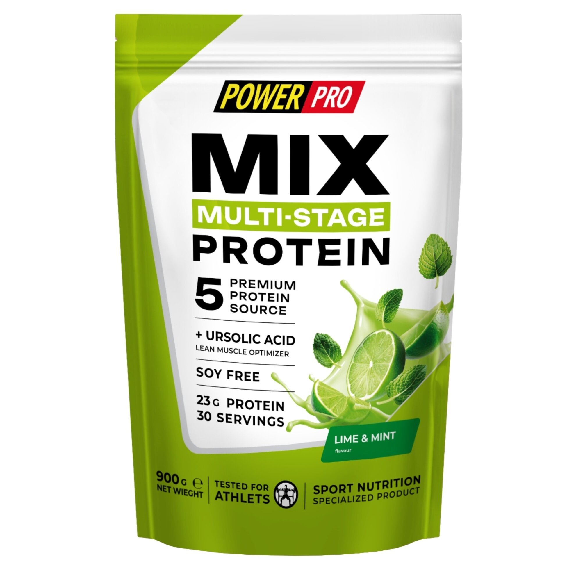 Протеин многокомпонентный Protein Power Mix 900 гр (Power Pro) Лайм-мята