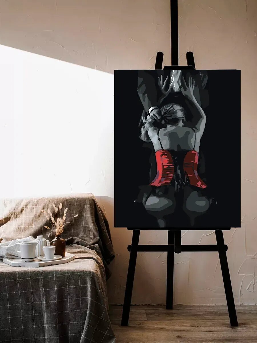 Картина по номерам Эротика Соблазн Влечение Страсть Любовь