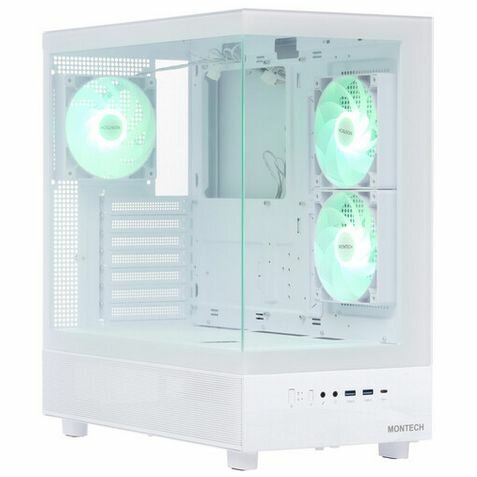 Компьютерный корпус MONTECH XR (XR (W)) белый - Mid Tower, Micro-ATX, Mini-ITX, Standard-ATX, USB 3.2 Gen 1 Type-C