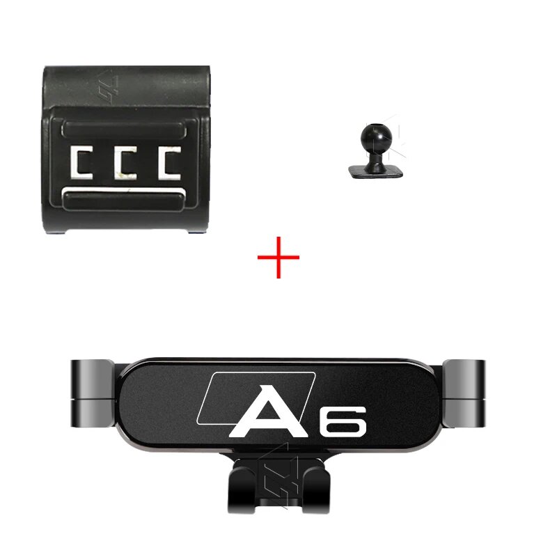 Держатель для телефона автомобильный для Audi A6 S6 C7 2012-2018, поддержка мобильного телефона, специальный фиксированный кронштейн, база GPS, монтажная подставка, аксессуары для интерьера, Base and holder
