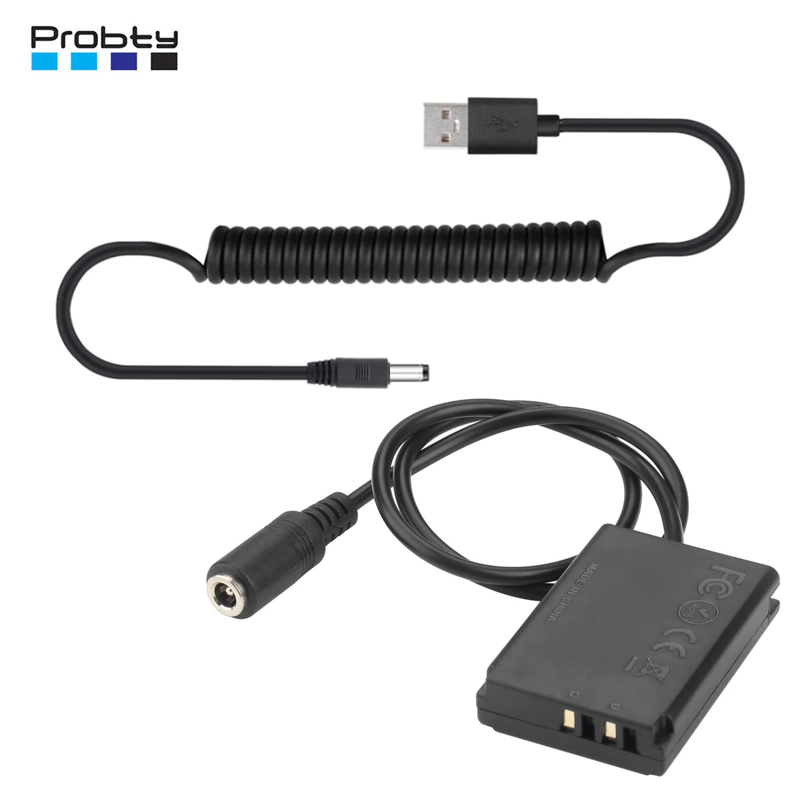 Фиктивный аккумулятор probty для Canon NB-13L с USB-адаптером