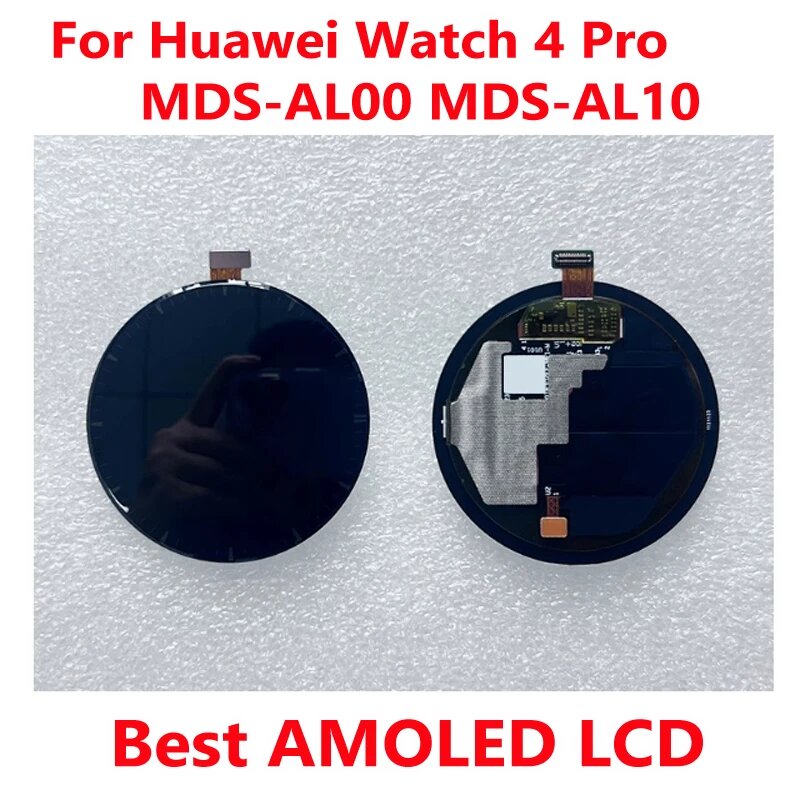 Оригинальный лучший Amoled для Huawei Watch 4 Pro MDS-AL00 MDS-AL10, ЖК-дисплей, дигитайзер сенсорного экрана в сборе, замена датчика