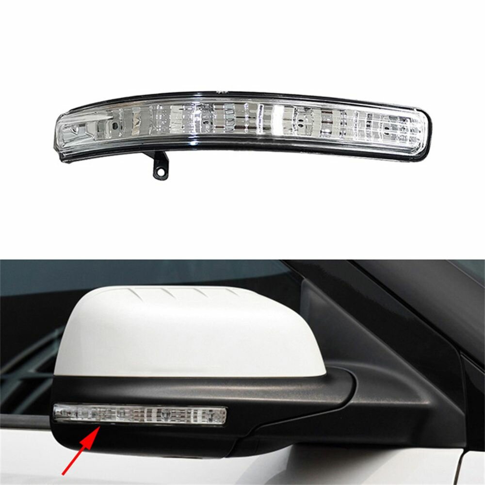 Автомобильное зеркало с правой стороны крыла поворотный сигнальный свет для Ford Explorer 2011-2019