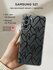 Чехол на Samsung Galaxy S21 / Самсунг Галакси S21 с принтом "Hearts doodle black...