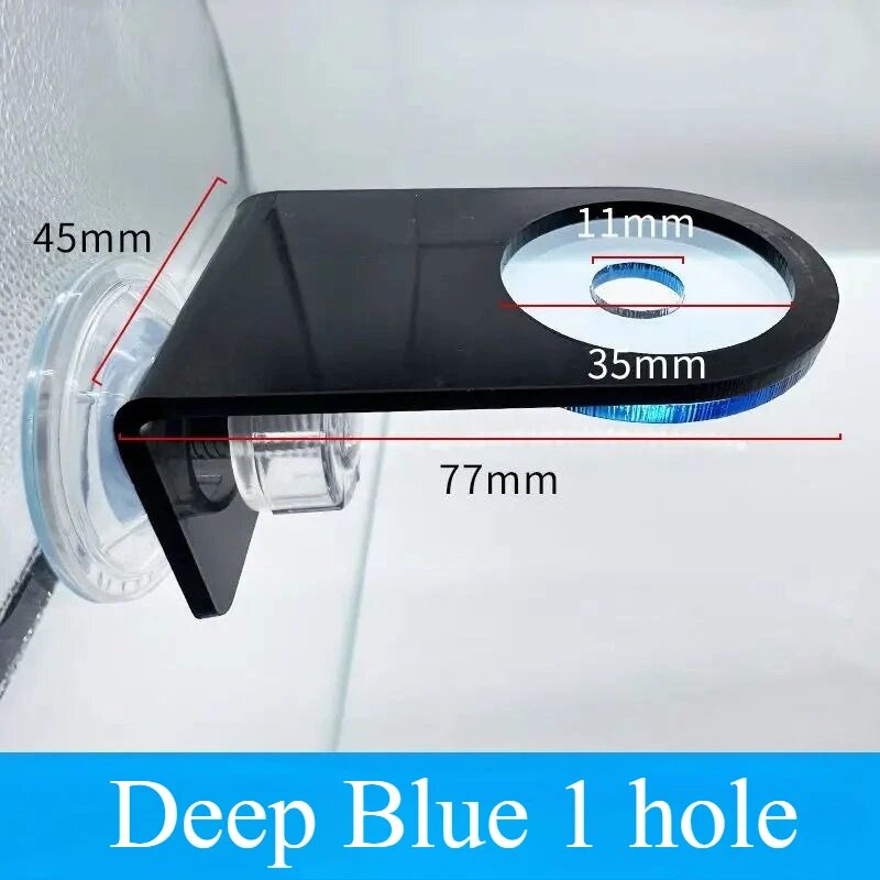 Аквариумная стойка для кораллов из акрила Синий, Sea Blue 1 hole