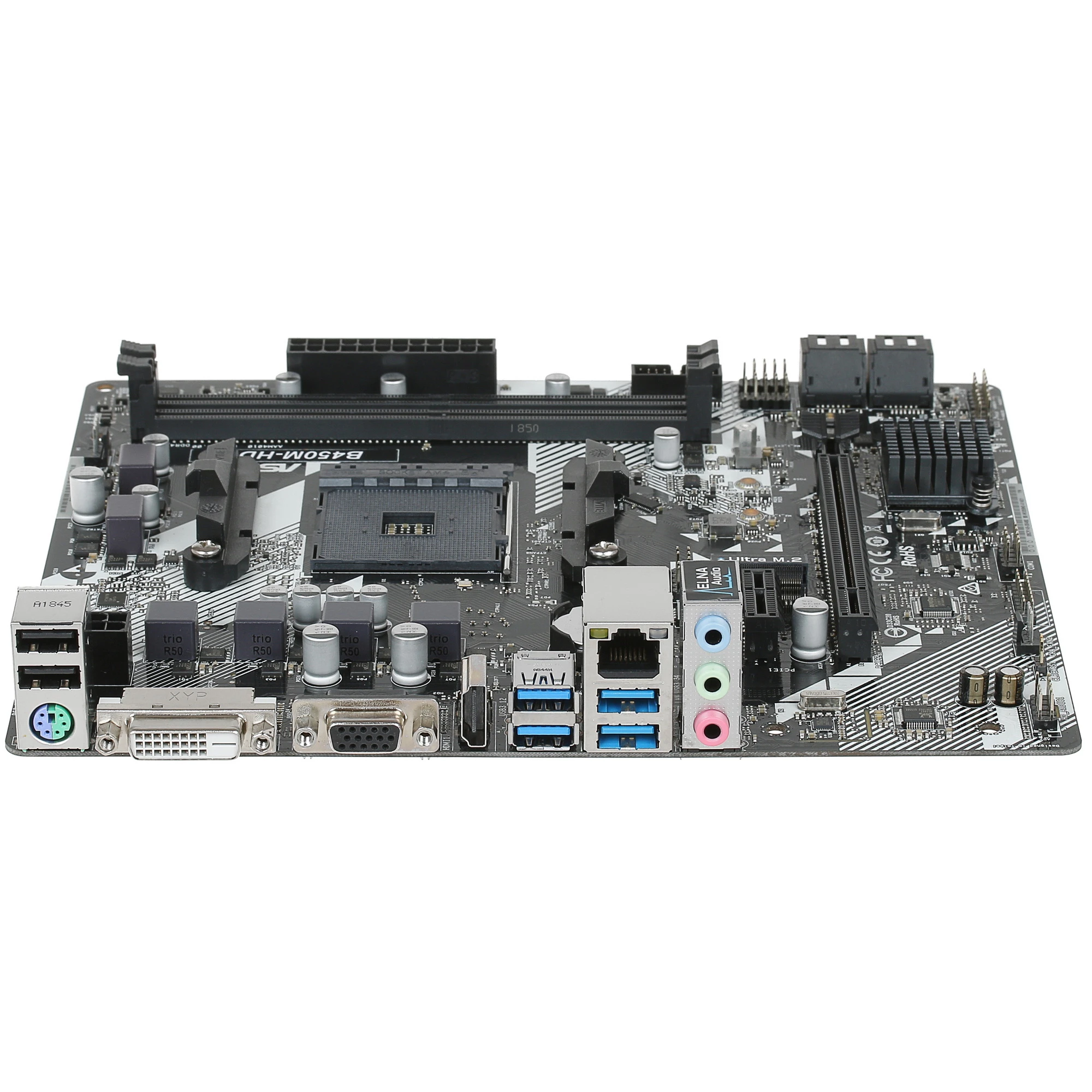 Материнская плата Asrock B450M-HDV R4.0 Soc-AM4 mATX
