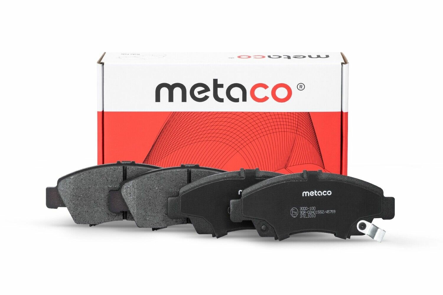 METACO Колодки тормозные передние HONDA CIVIC 1.4I/ 1.6I 91-01