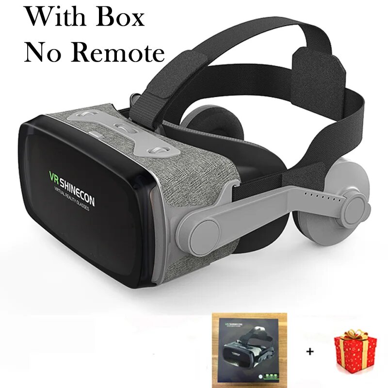 Шлем VR Shinecon SC-G07E черный, с коробкой, без пульта