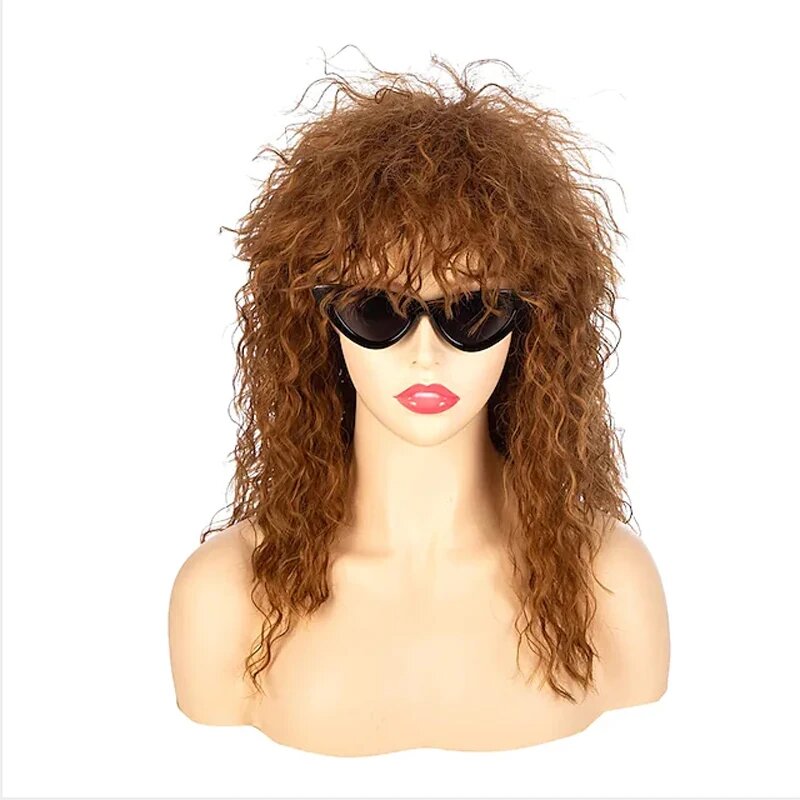 Парик HAIRJOY рыжий длинный вьющийся, цвет A5