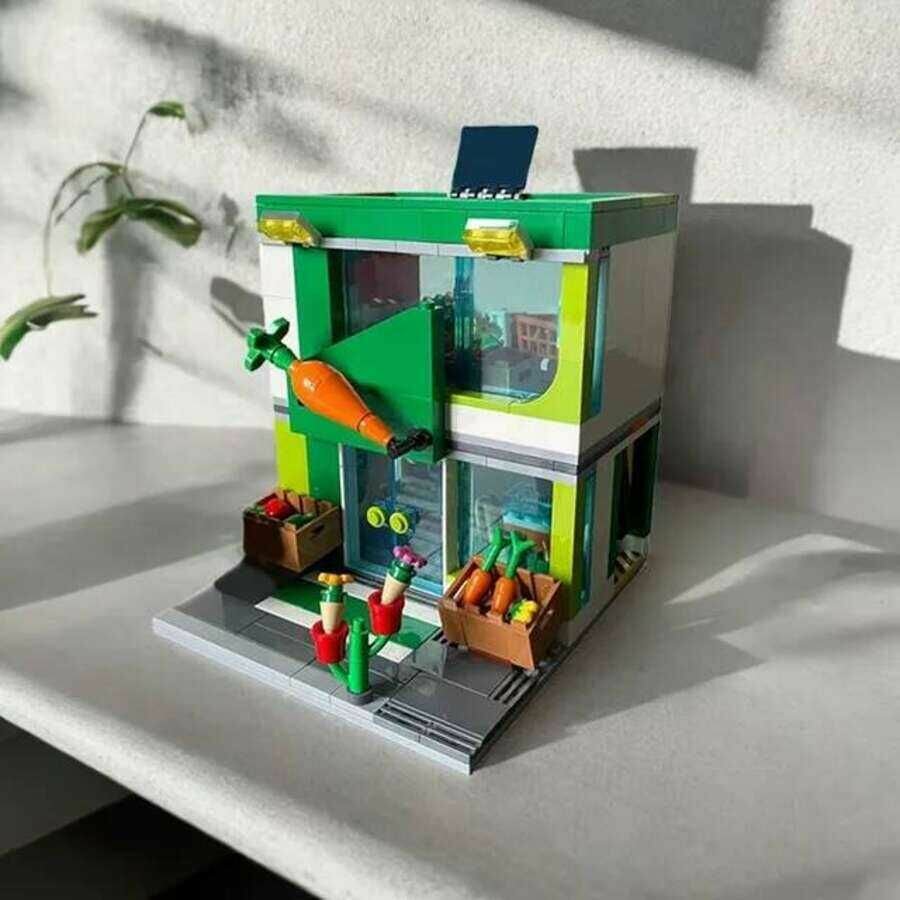 Конструктор 287 деталей, 2 этажа, супермаркет