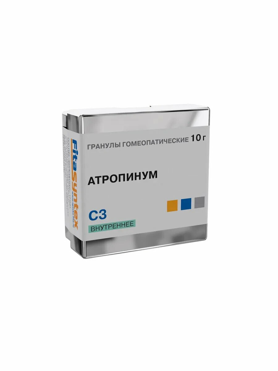 Атропинум С3, гранулы гомеопатические моно, 10 грамм , Фитасинтекс