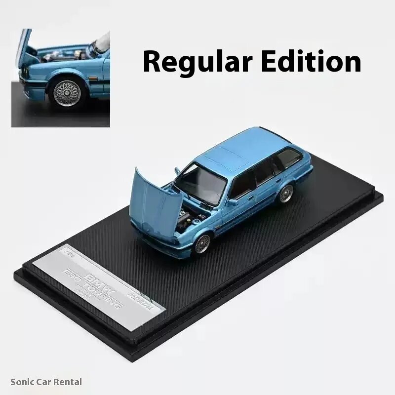 Новинка в наличии 1:64 Mortal Bmw E30 Touring Jar Travel Edition, автомобильный сплав, миниатюрные литые под давлением украшения Bmw, игрушки на заказ, подарок для детей