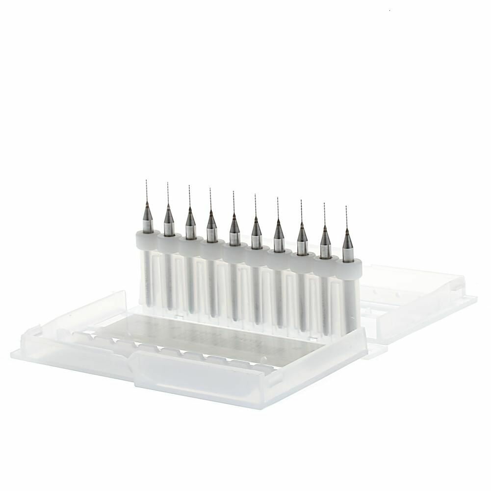 Коробка сверл 10, 0,4 мм толщиной