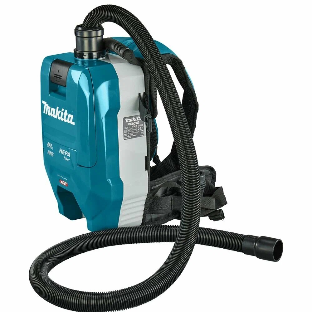 Пылесос ранцевый аккумуляторный 40В - 1900л/м - 180мбар Makita VC009GZ01