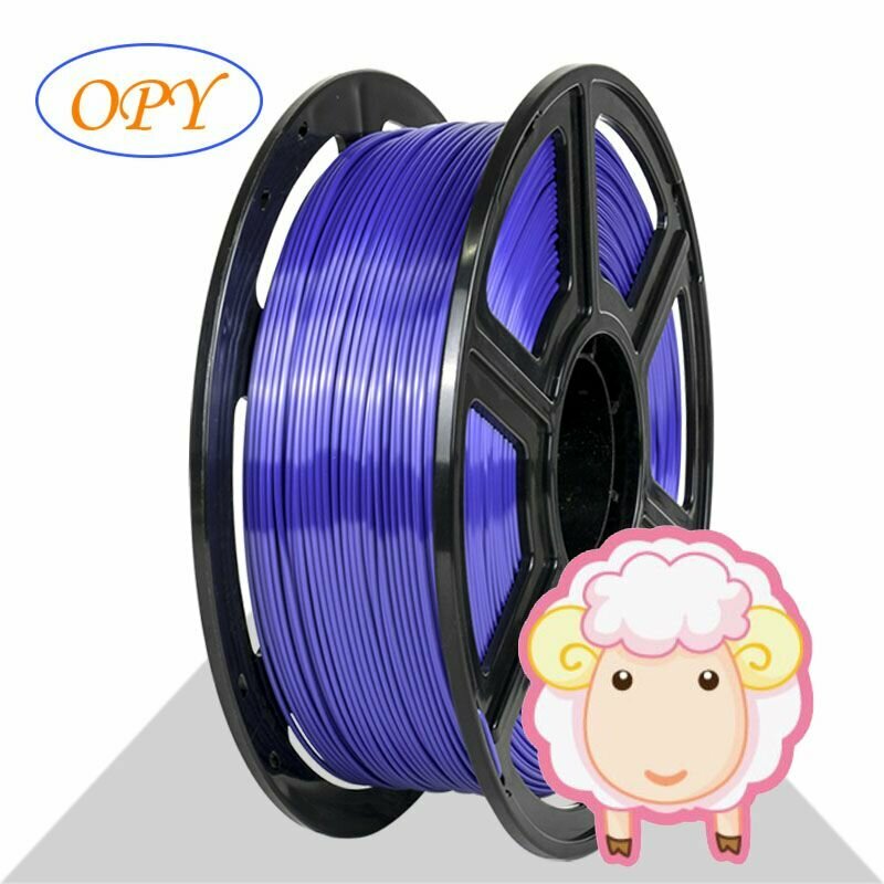 Шелковая пластиковая нить OPY 1,75 мм 1 кг для 3D-принтера PLA нити синего цвета