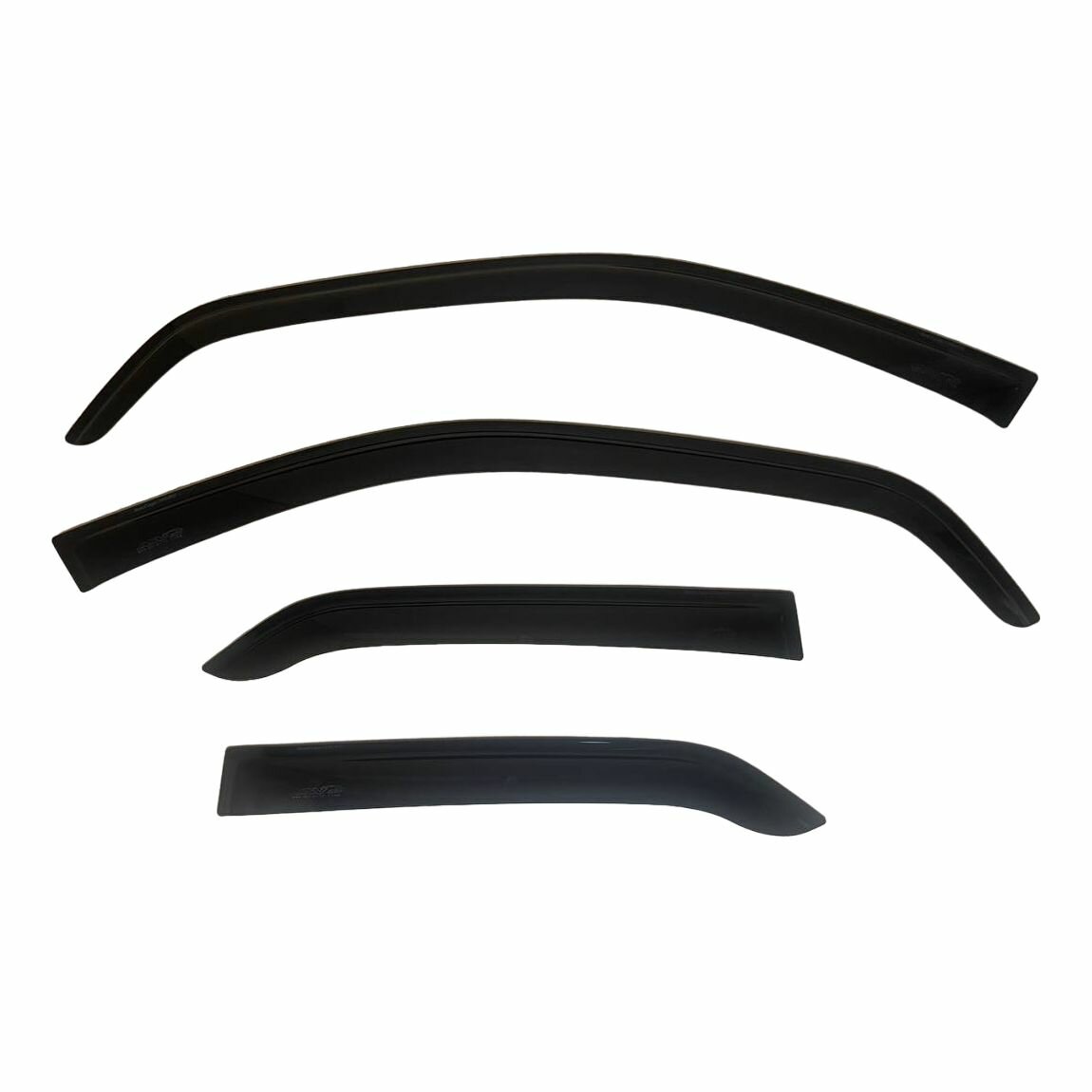 Дефлектор двери (ветровики) на Renault Logan I (2004-2012), (с удлиненными передними ветровиками)