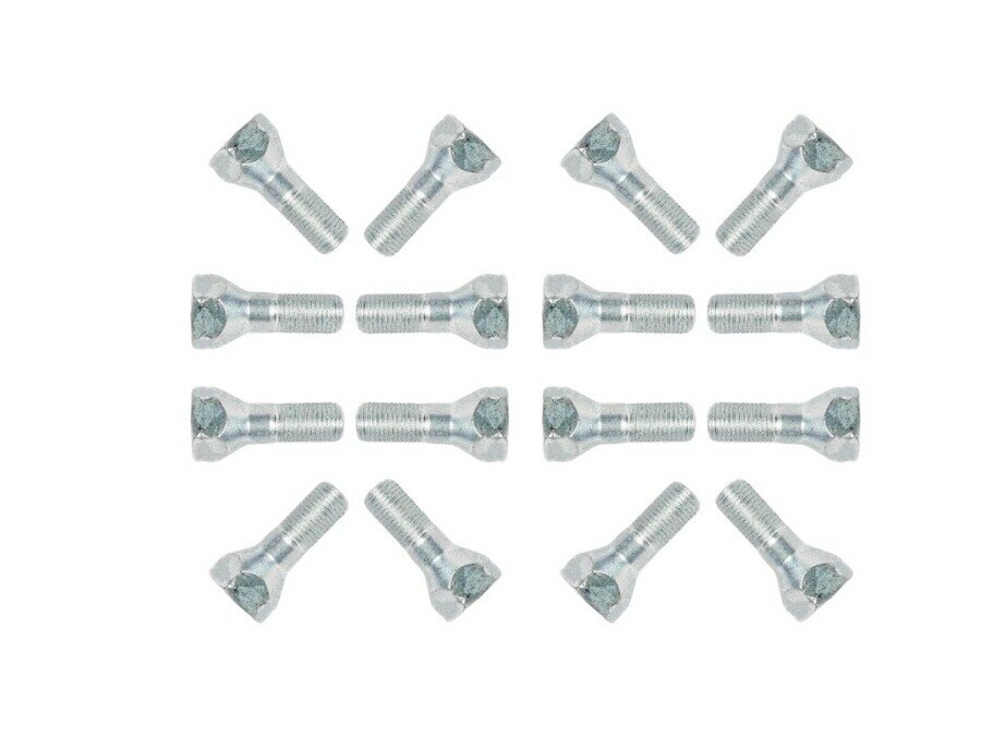 Комплект из 16ШТ: Болт колеса ВАЗ 2108, 2110-12 литой диск, под ключ 19 (М12х1.25х30.5) (артикул K-21120310104000X16)