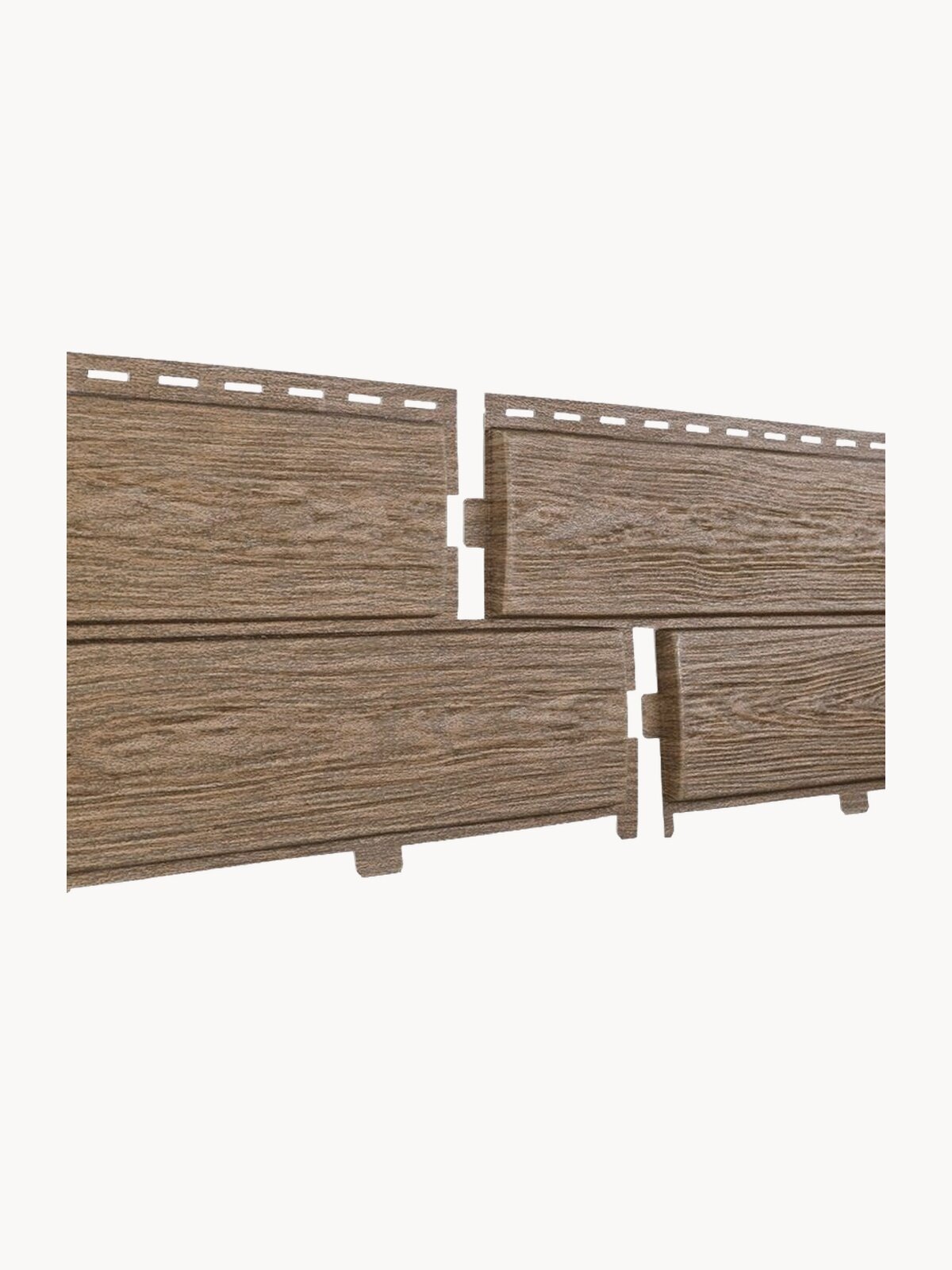 Фасадная панель Хокла лиственница U-Plast, Медовая, 15 шт