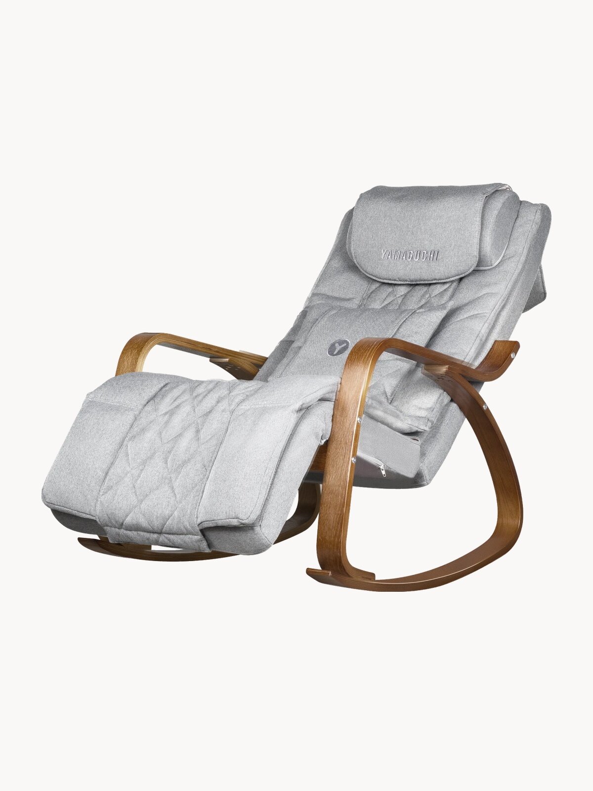 Кресло-качалка Yamaguchi Liberty, с пультом ДУ, 3 вида массажа, 10 режимов, серая