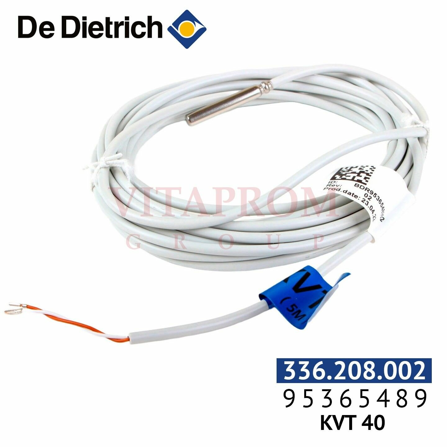 Датчик De Dietrich 95365489 KVT 40, 5 м