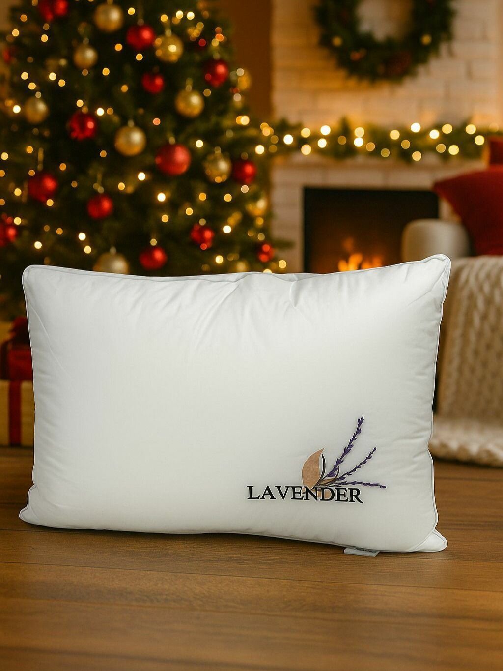 Подушка 50x70 см микрогель хлопок 100%