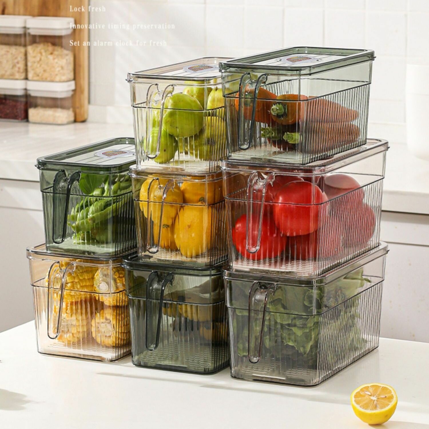 Органайзер для холодильника Коробка для хранения свежих продуктов продуктов питания ящик для хранения