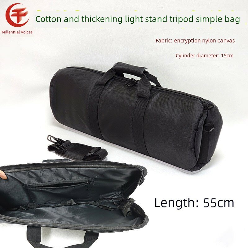 Утолщенный цилиндрический чехол-сумка для хранения, для микрофонной стойки, аудио-стойки, фотостойки, световой стойки,