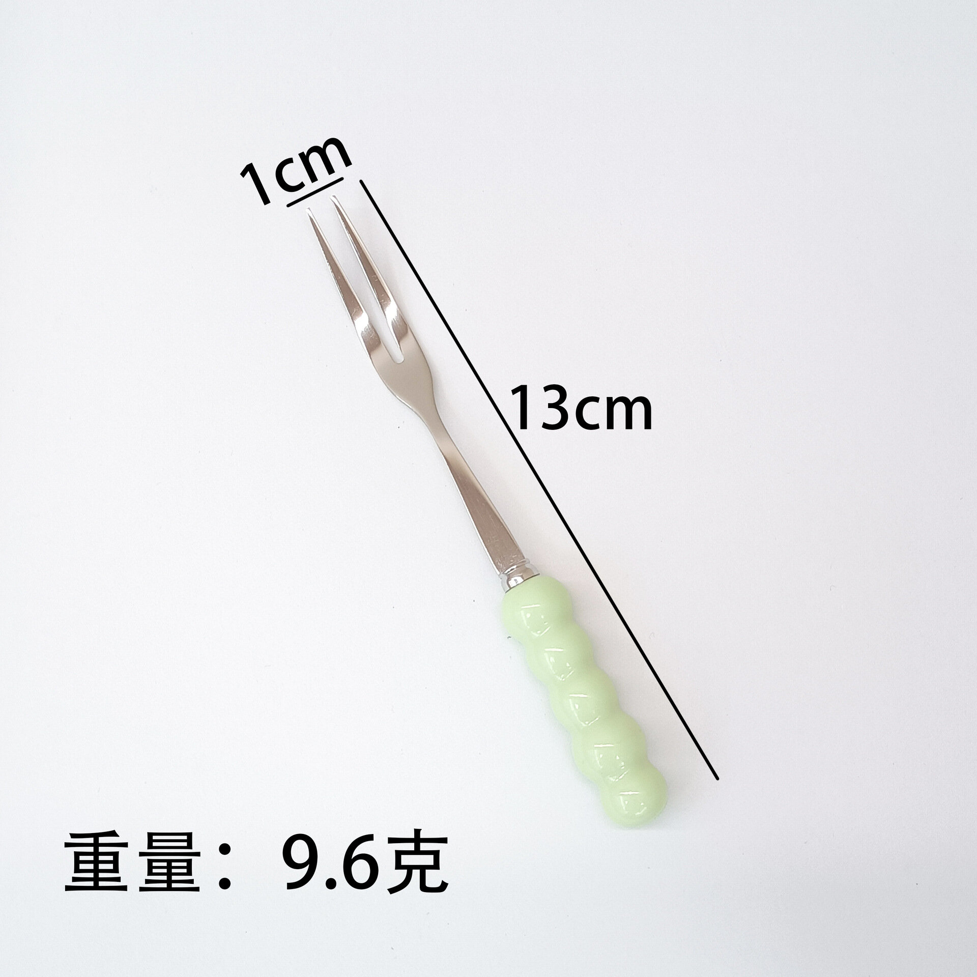 Нержавеющая сталь Фруктовая вилка ins высокий цвет милый жемчуг маленький вилка набор для детей Десерт торт вилка с