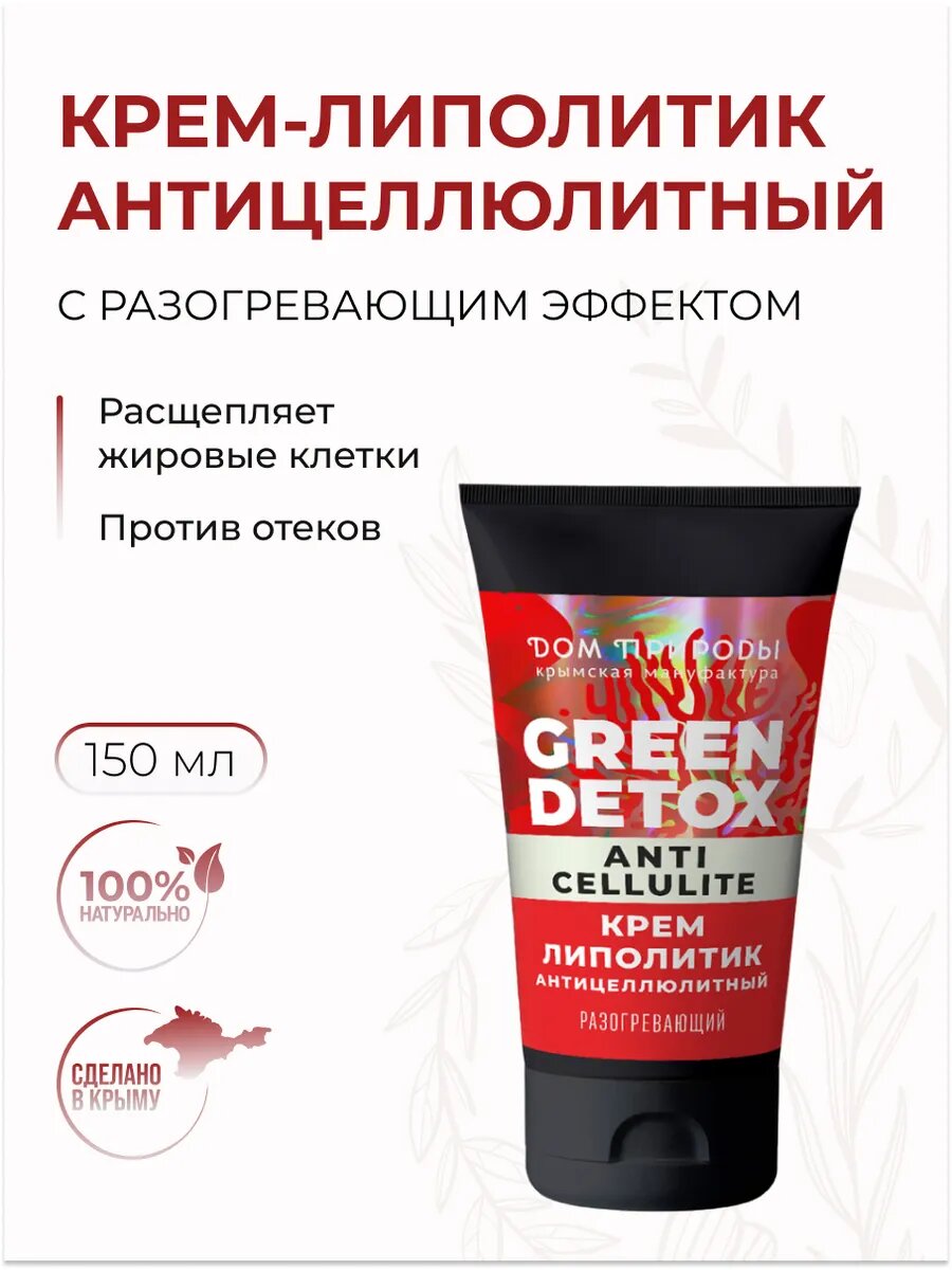 Крем для тела липолитик Антицеллюлитный разогревающий
