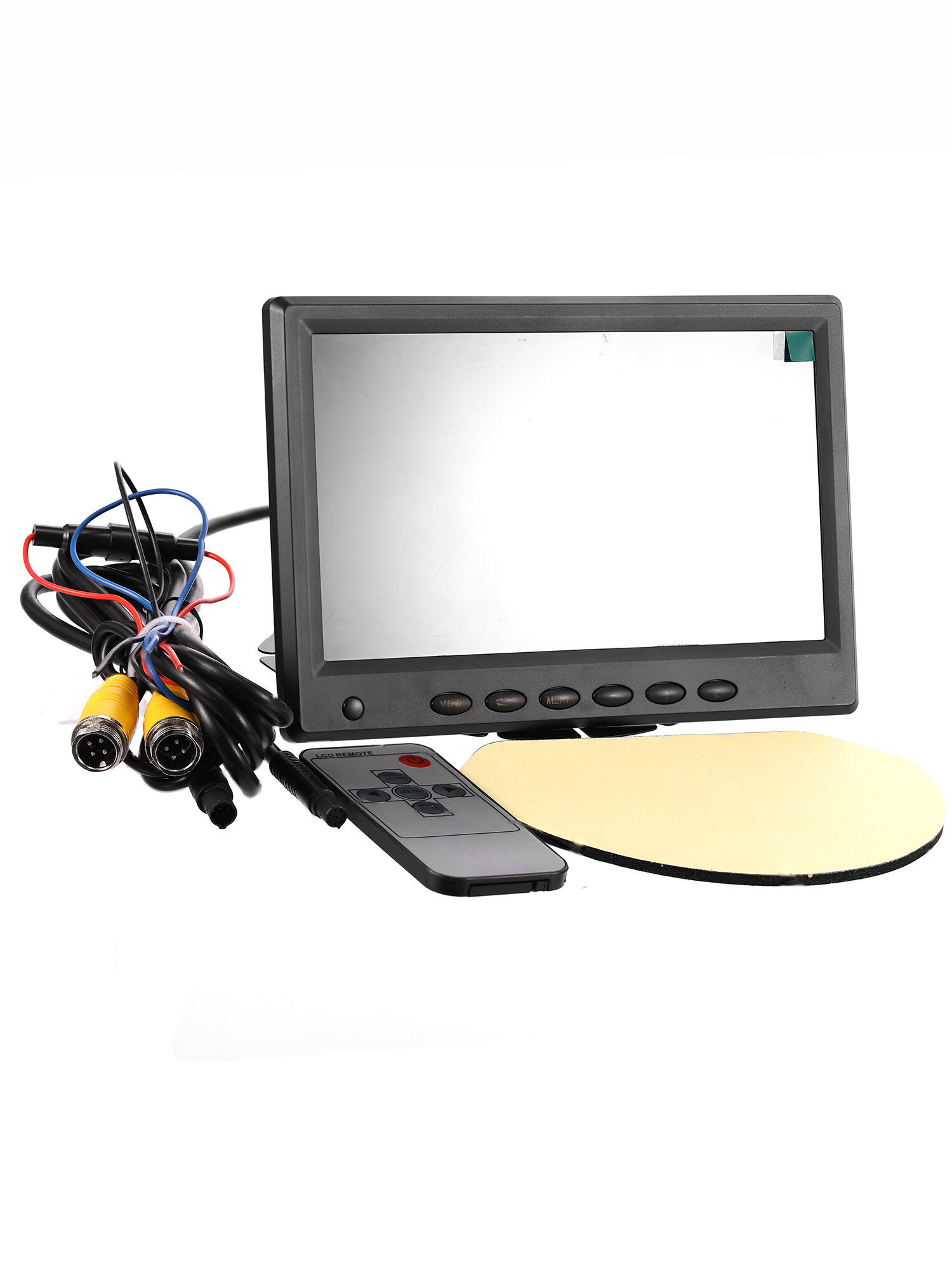 7" Quantum Dot QLED Дисплей AHD Монитор, для парковки грузовиков, рыбалки, поддержка 2CH камеры 1080P IPS ультратонкий экран