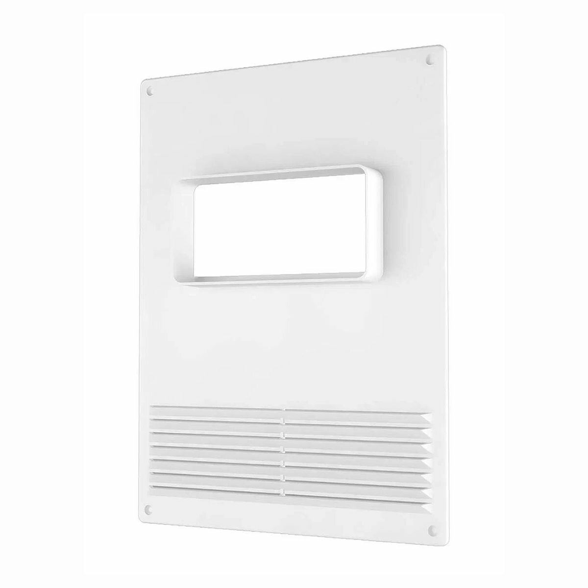 Площадка торцевая Эра горизонтальная, с решеткой, 180х250 мм, фланец, 55х110 мм, пластик