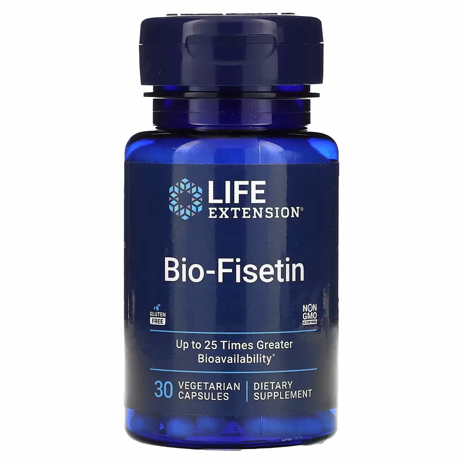 Life Extension, Биофизетин Bio-Fisetin, 30 вегетарианских капсул