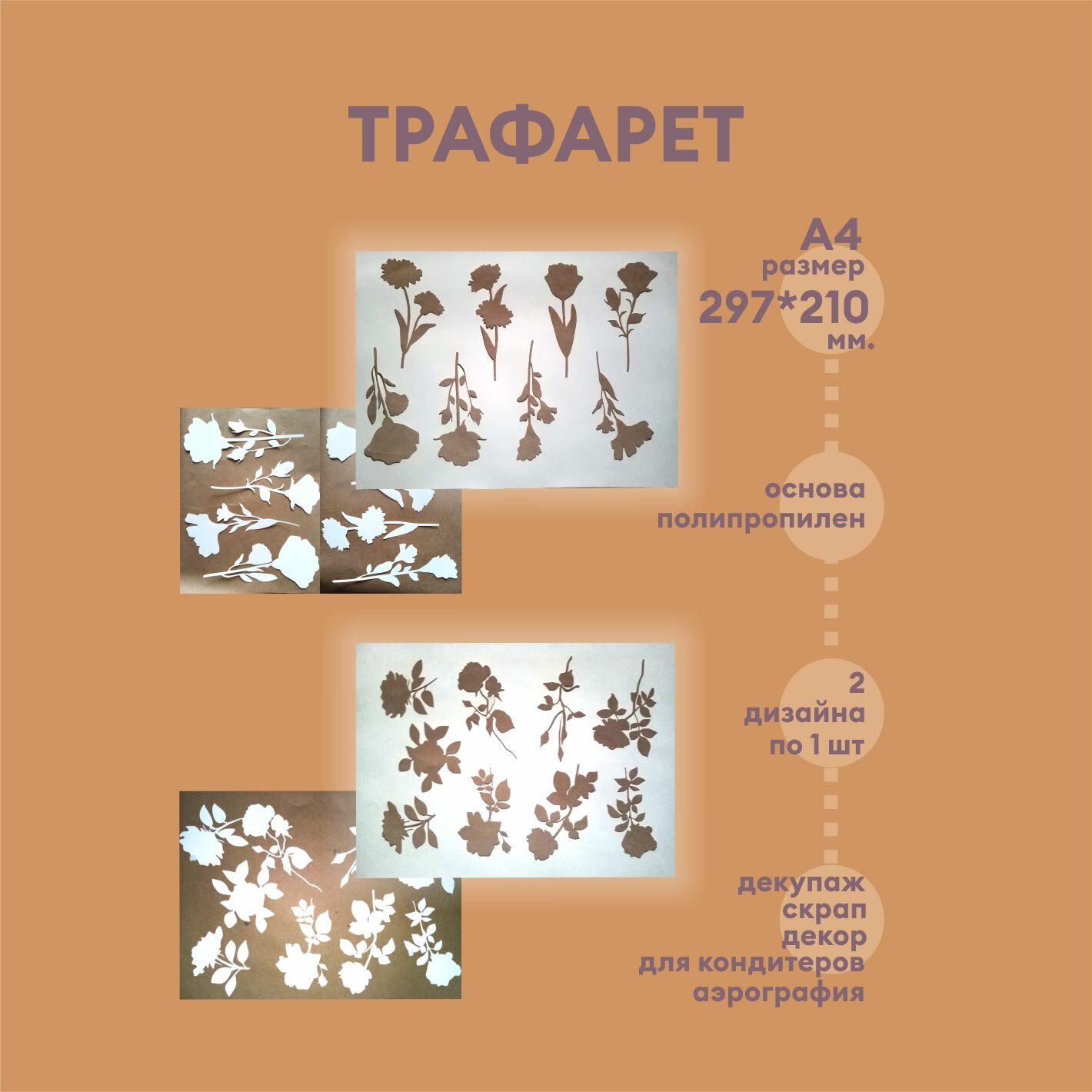 Трафарет пластиковый