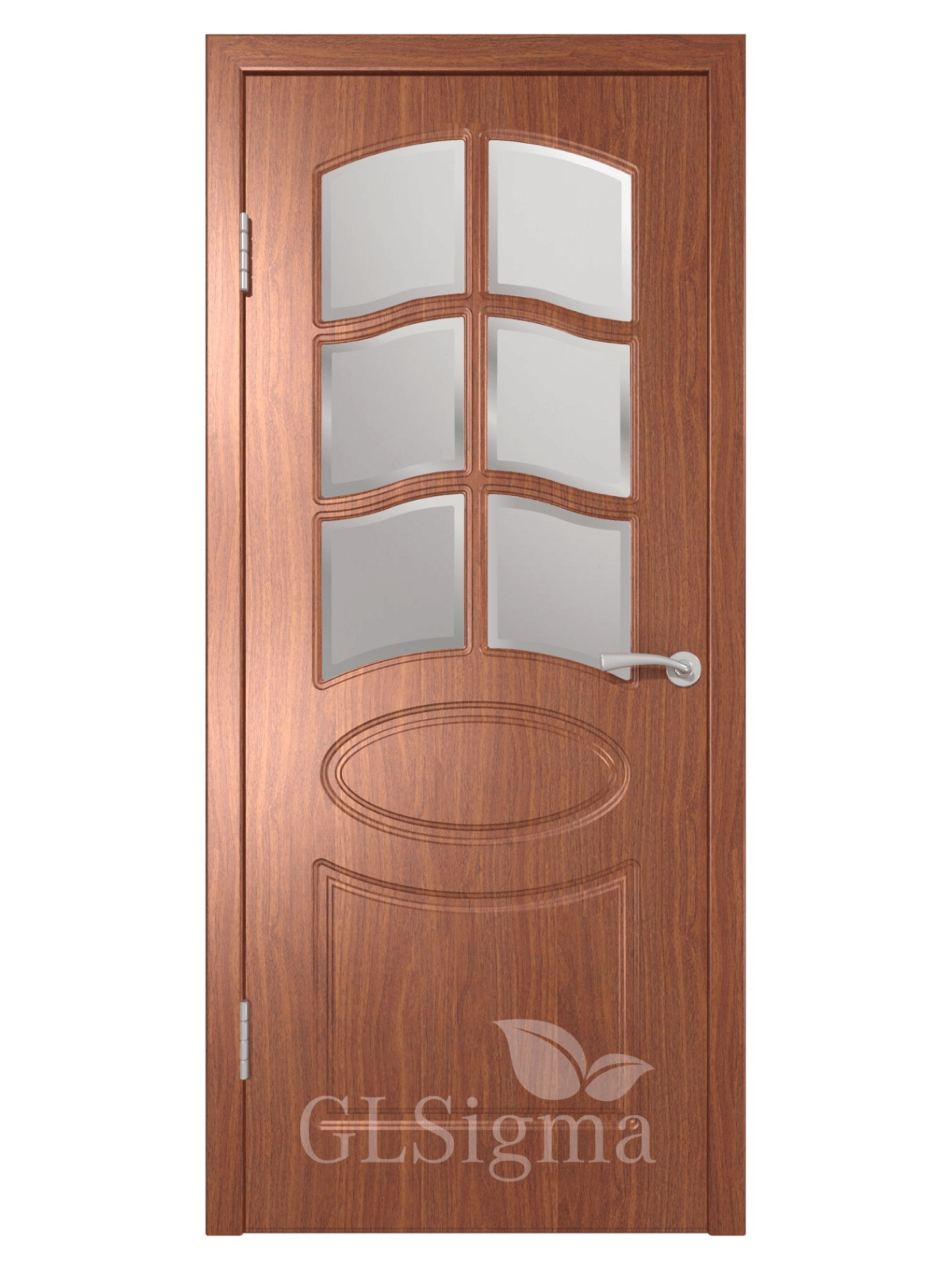 ДП Sigma 102 до 600*2000 Итальянский орех (белое художественное)