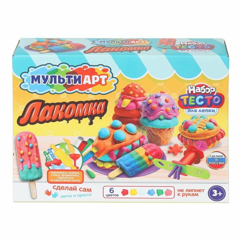 Набор с тестом для лепки Лакомка