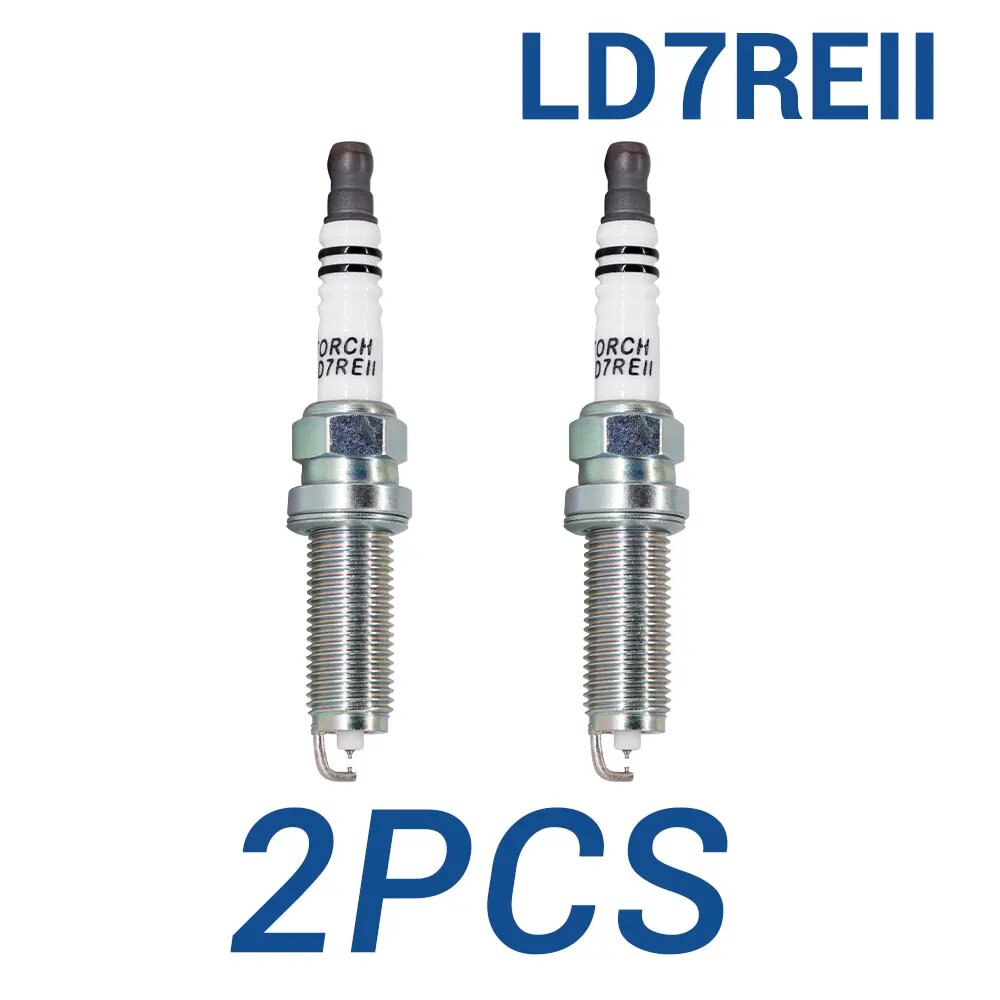 2-8 шт. Двойные иридиевые свечи зажигания TORCH LD7REII, замена для 90565 2 pieces LD7REII