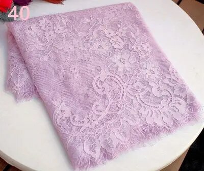 Кружевная ткань шантилье, color 40, 3 м