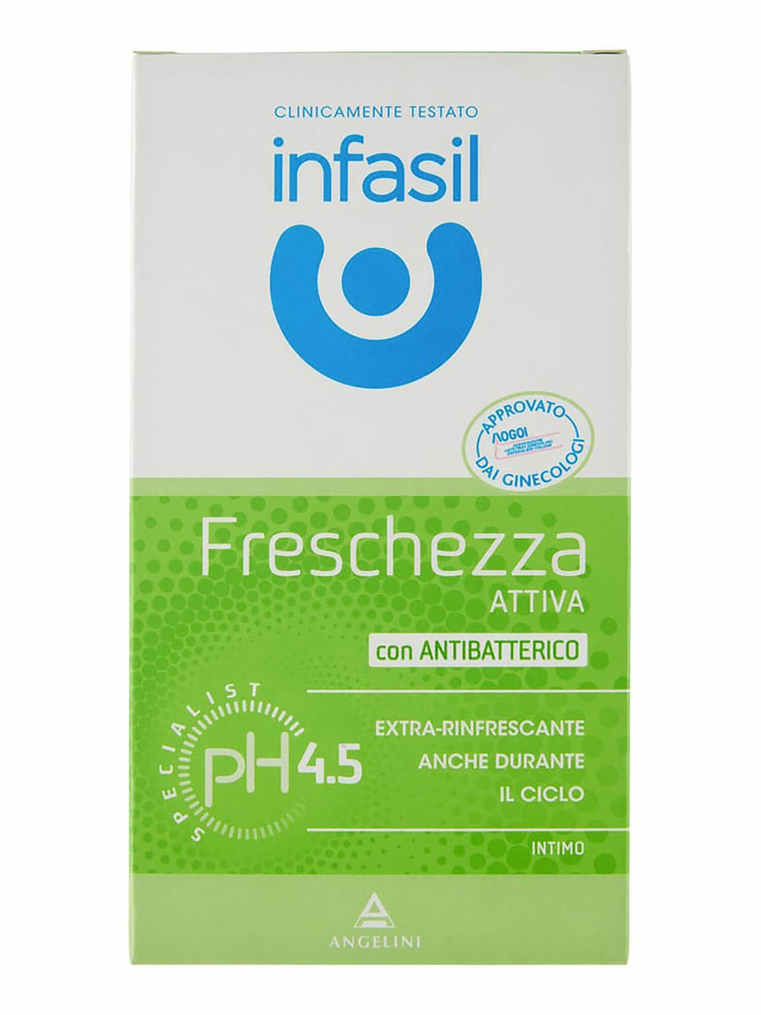 Средство для интимной гигиены Infasil Intimo Freschezza Освежающее pH 4.5, 200 мл