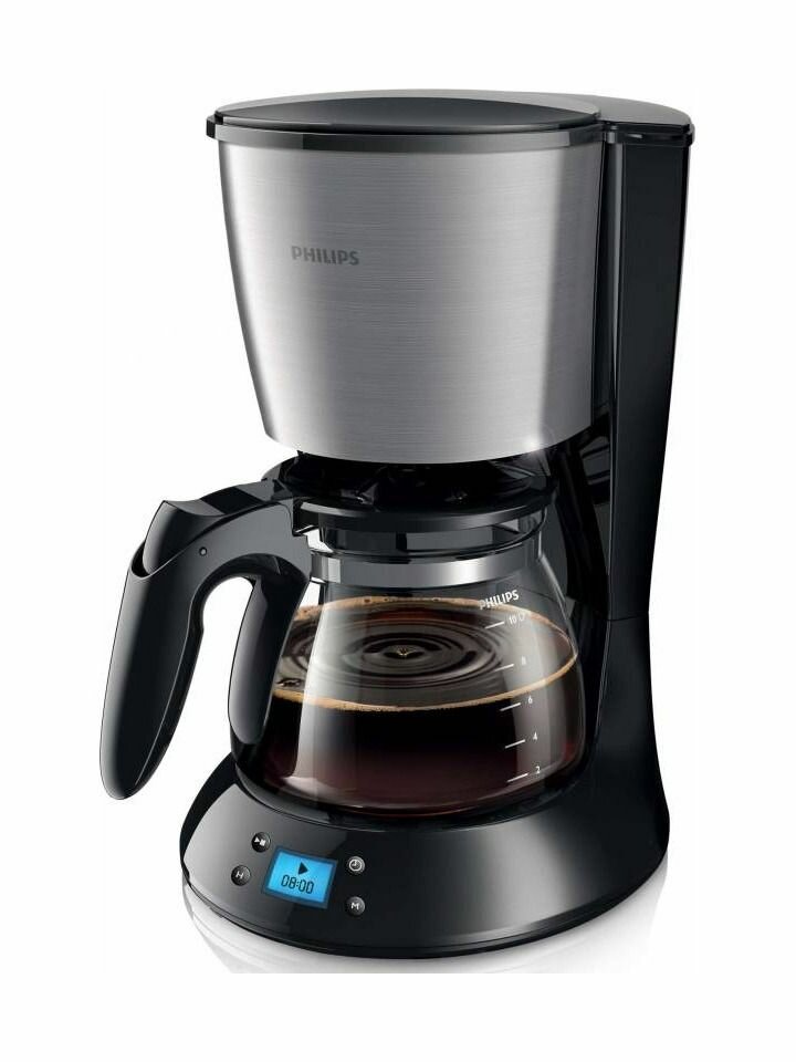 Кофеварка капельная Philips HD7459/20 черный, мощность 1000Вт