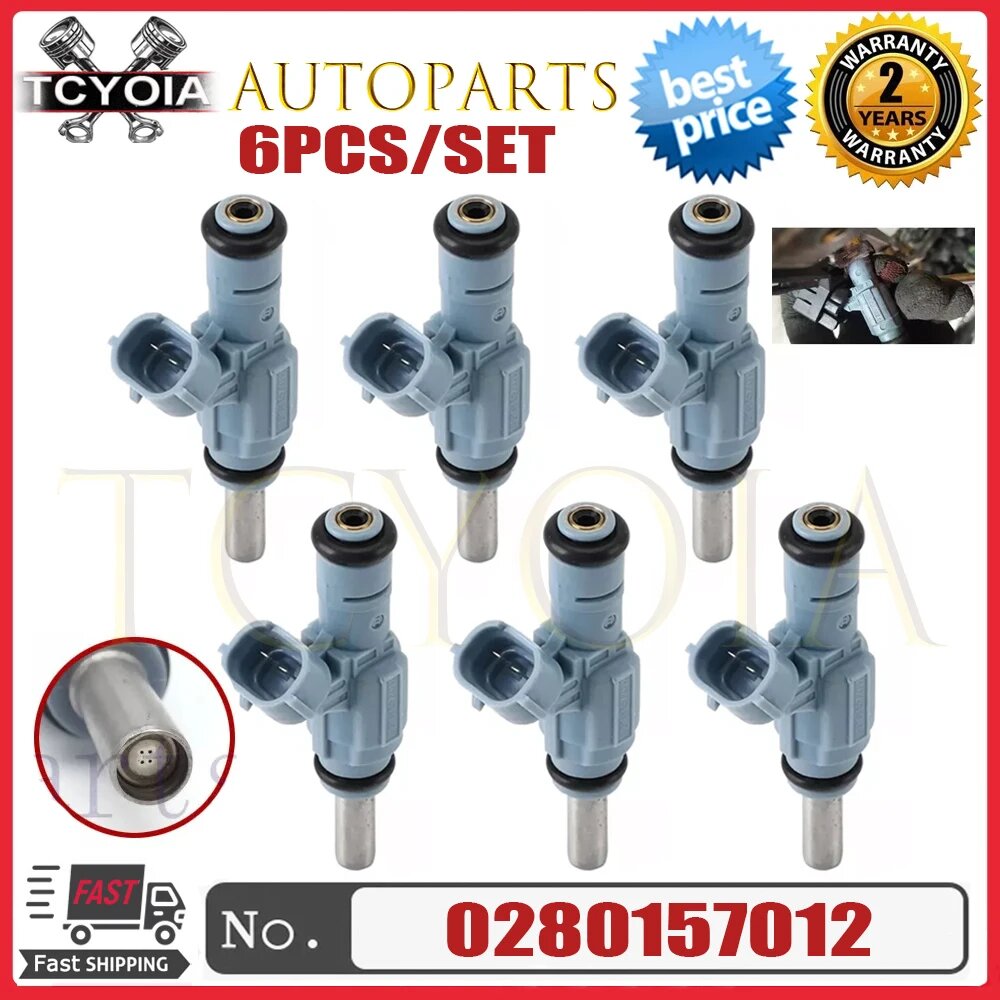 6 шт./лот 0280157012 022906031J топливные форсунки для AUDI PORSCH * E для VOLKSWAGE VW TT CAYENNE TOUARE * G 2004-2006 3,2 л V6