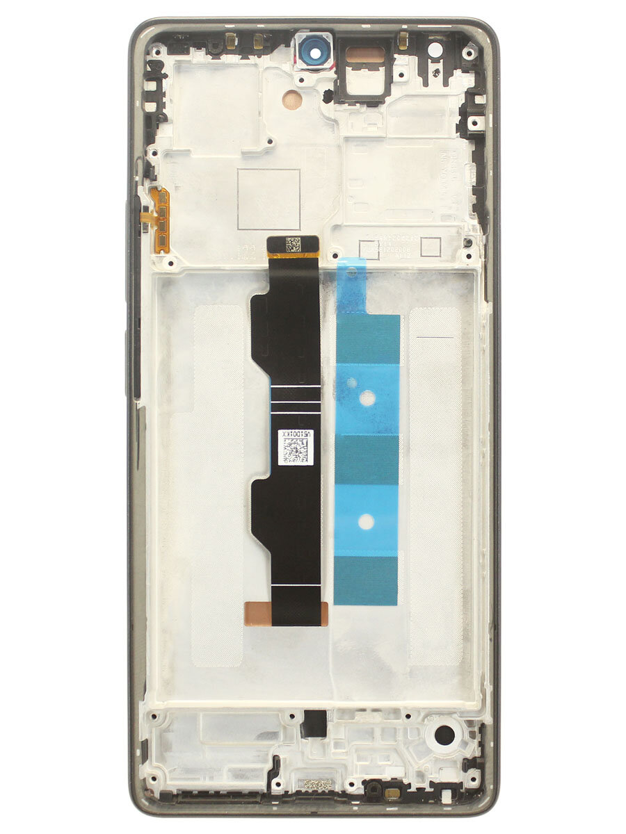 Дисплей для Xiaomi Poco M6 Pro 4G модуль с рамкой и тачскрином (черный) OEM