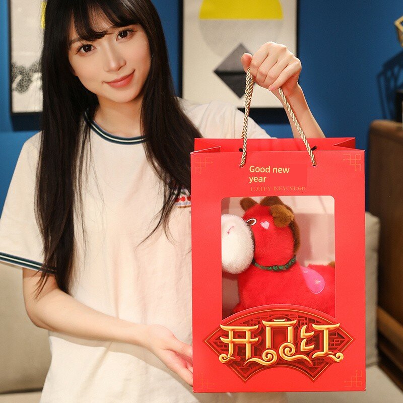 Игрушечный пони-симулятор, плюшевая кукла-пони радужного цвета, детский компаньон, успокаивающая игрушка, талисман года