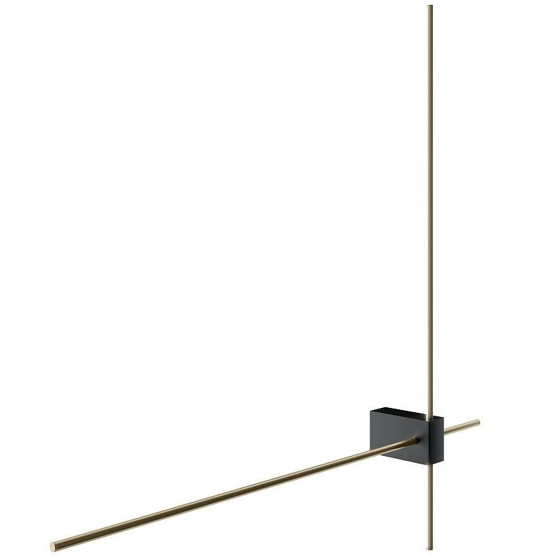 Настенный светильник Maytoni Ceiling Wall Pars Led C070WL-L12GB3K Черный Золото Современный