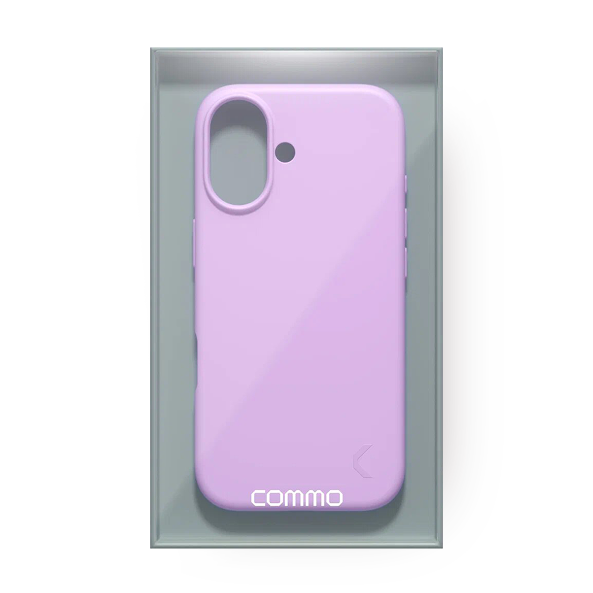 Эксклюзивный силиконовый чехол Commo Shield для беспроводной зарядки iPhone 17 в пурпурном цвете