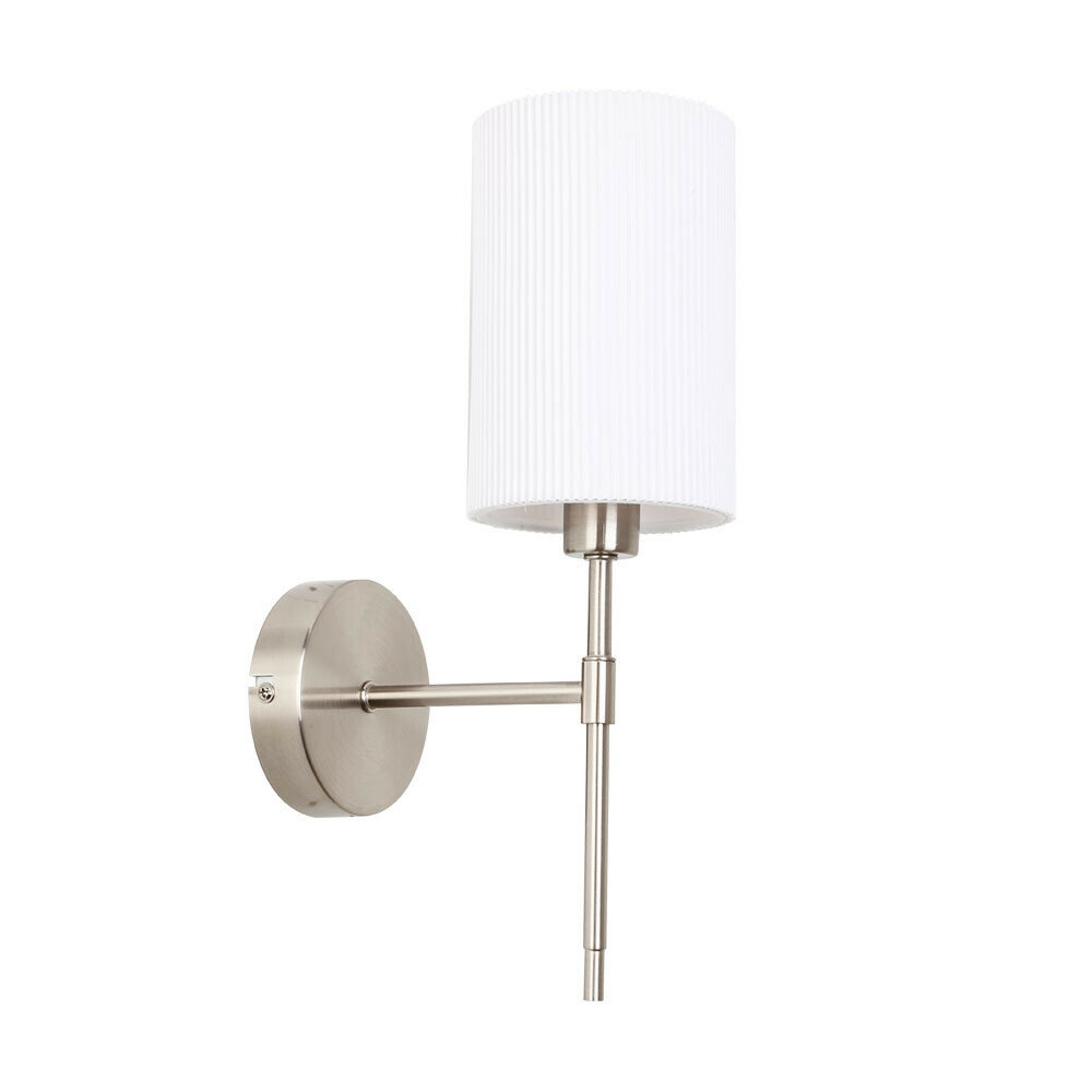 Бра настенный Arte lamp DEBORA A4108AP-1SS, E14, 40 Вт, Серебристый