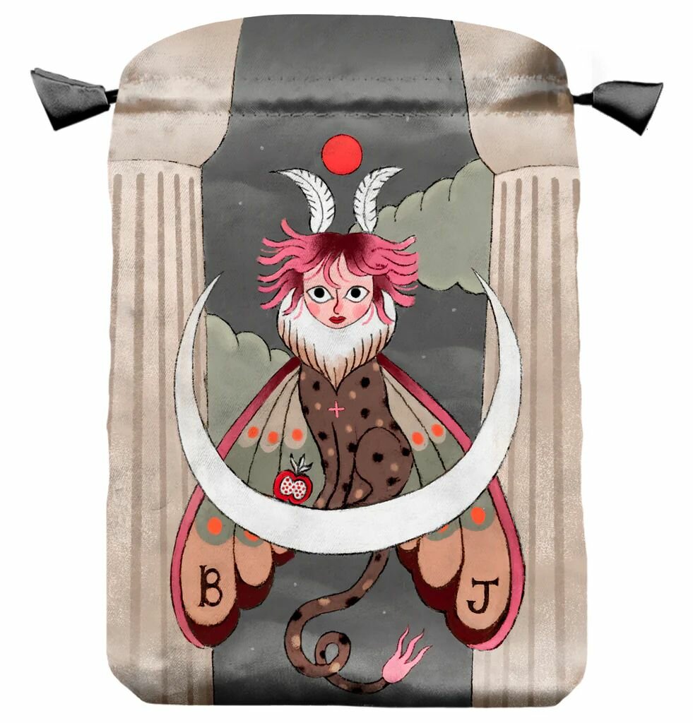 Мешочек Lo Scarabeo "Озорная Луна", для карт Таро, сатин италия