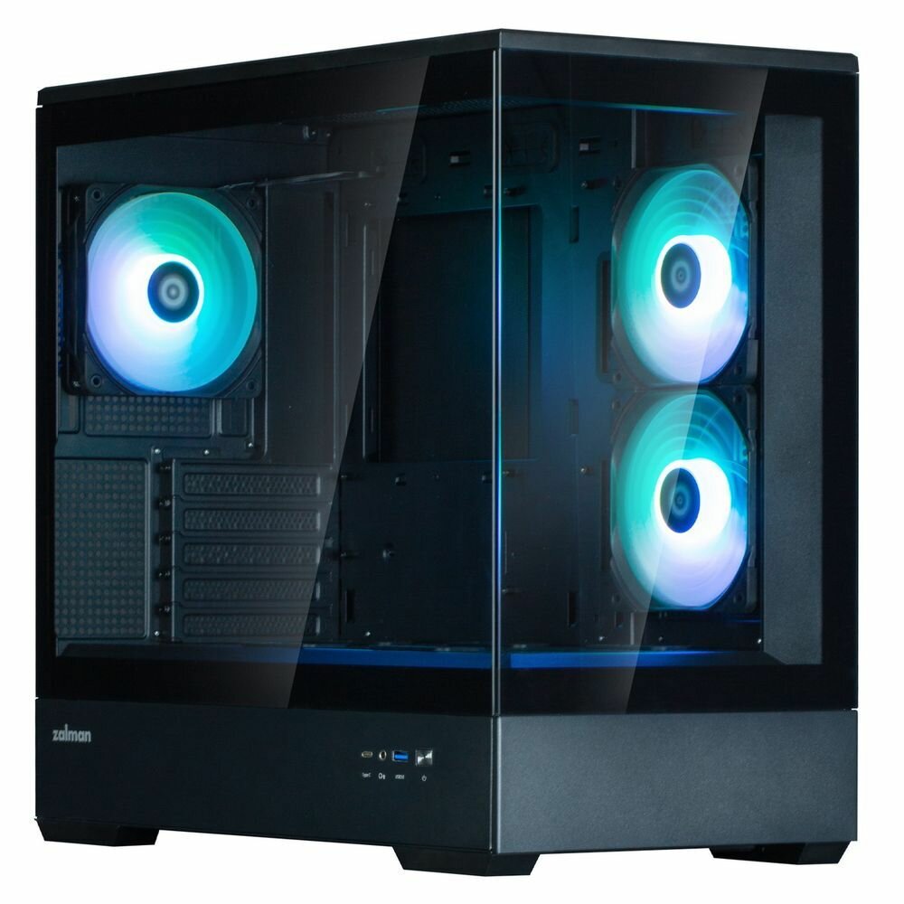 Корпус Zalman P30 Black V2, mATX, Mini Tower P30 Black V2 без БП, черный
