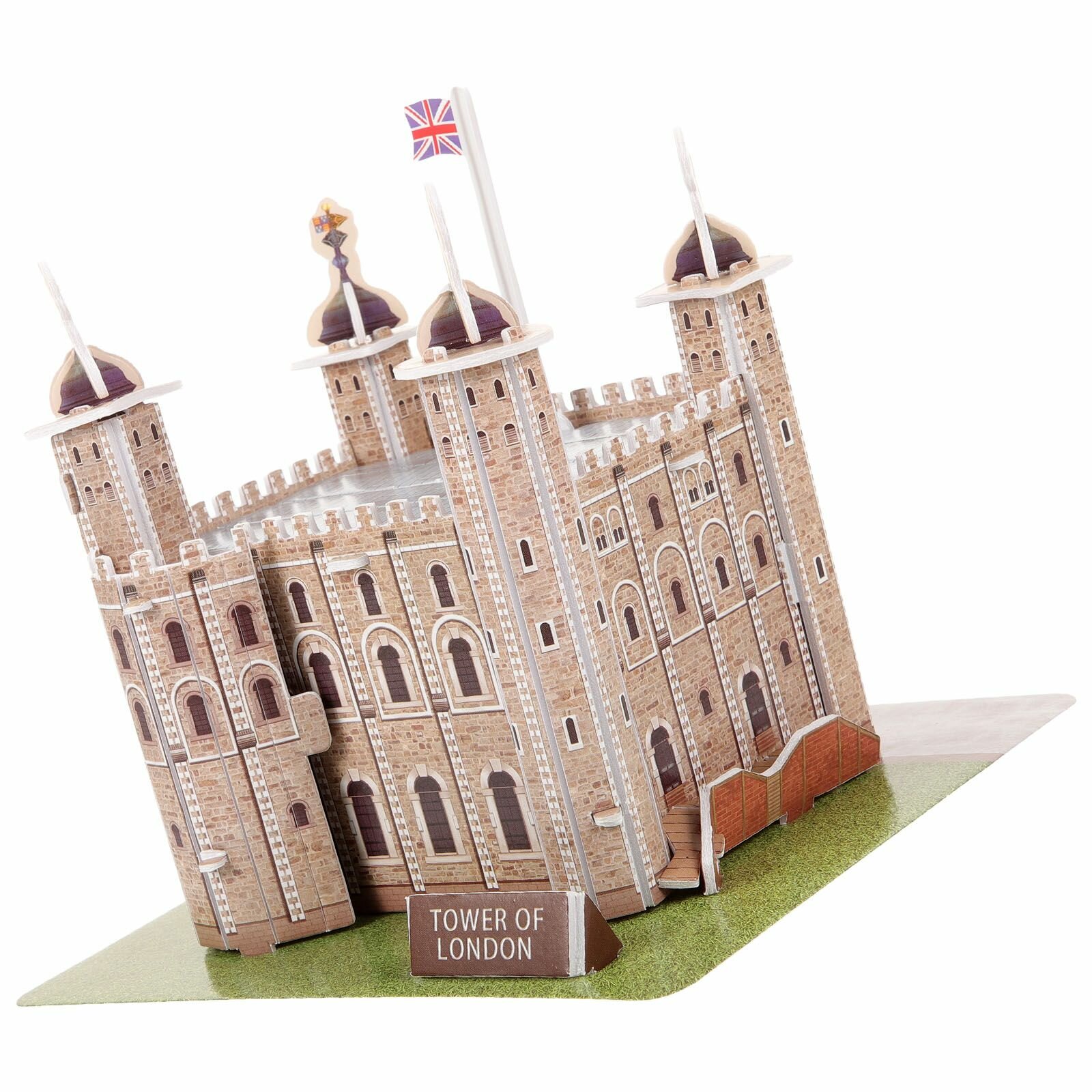 Сборная модель Лондонского Тауэра 3D пазл из бумаги и дерева, развивающий набор для детей обучающая миниатюра и декоративная модель для игры и обучения