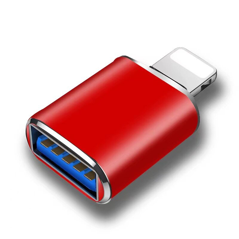 Применимо iphone Apple OTG адаптер к USB-компьютерному конвертеру USB красный