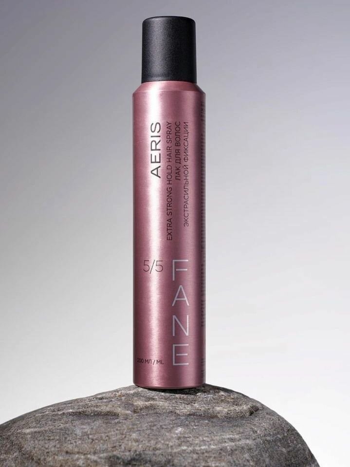 FANE Aeris лак для волос, салонный, сверхсильная фиксация 5/5, 200 мл